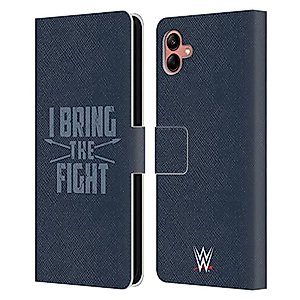 Head Case Designs Officially Licensed WWE Fight with Spears Roman Reigns Leather Book Wallet Case Cover Compatible with Samsung Galaxy A04 (2022)