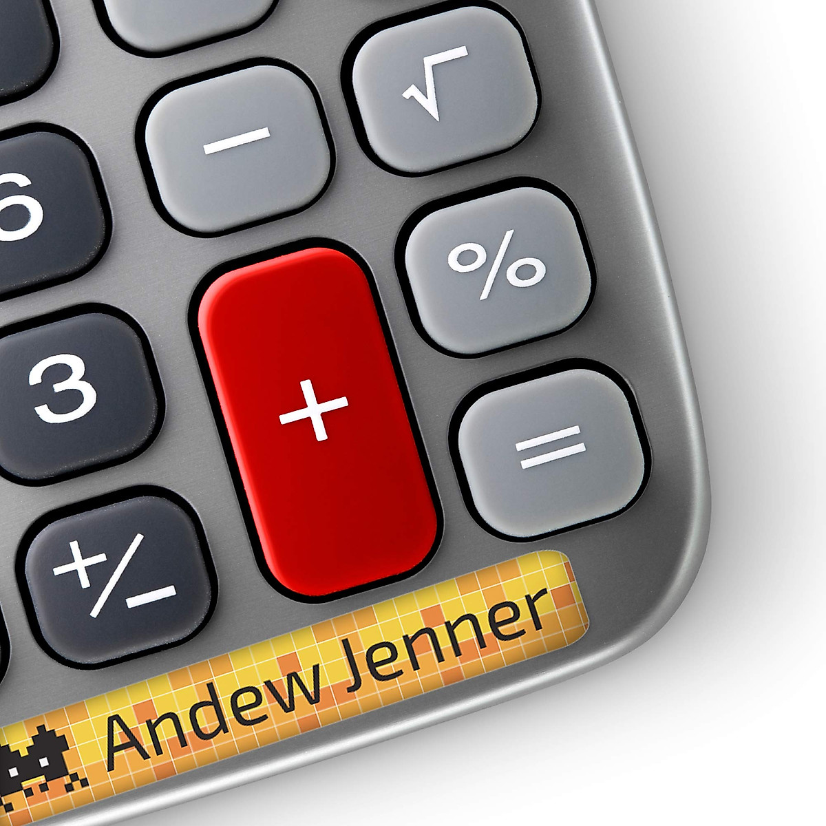 Lovable Labels Personalized Labels for Kids (120 Labels) - Waterproof Dishwasher Safe Peel and Stick Labels are Great for School Supplies Daycare Camp Bottles (White)