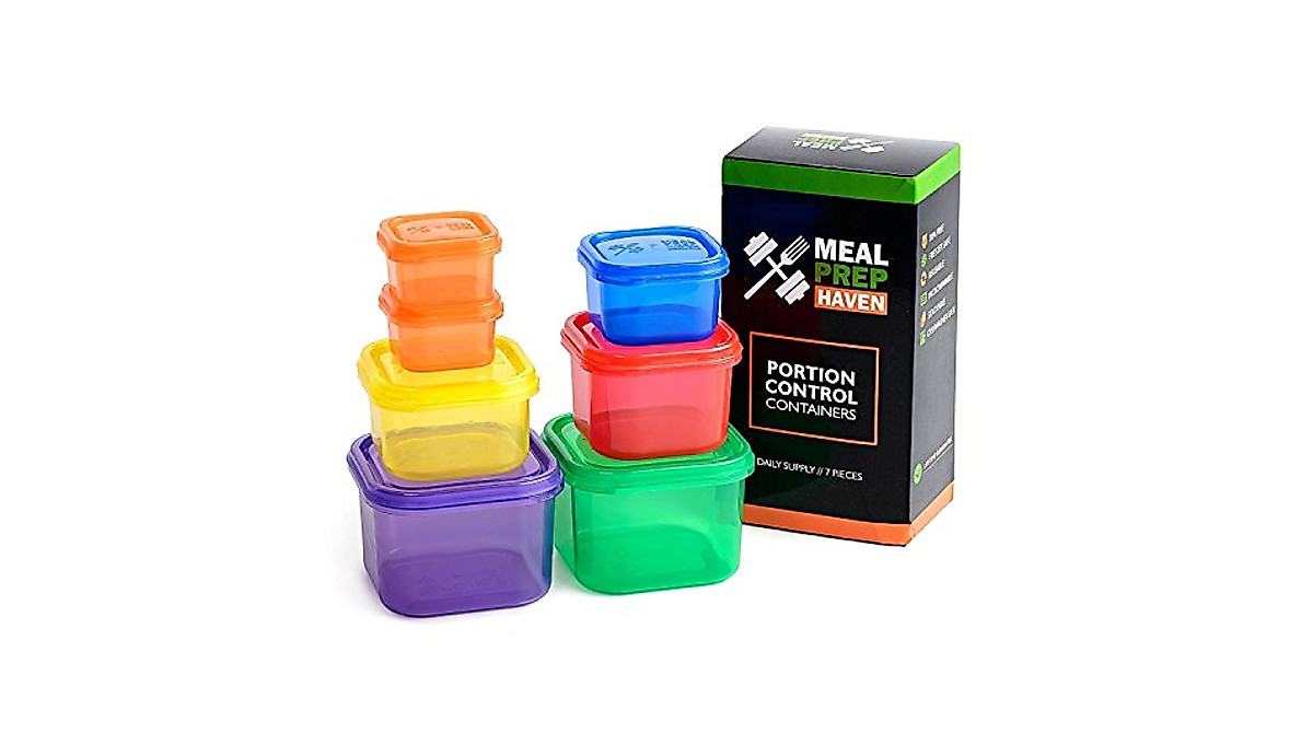 Color-Coded Portion Control Containers for Meal Prep