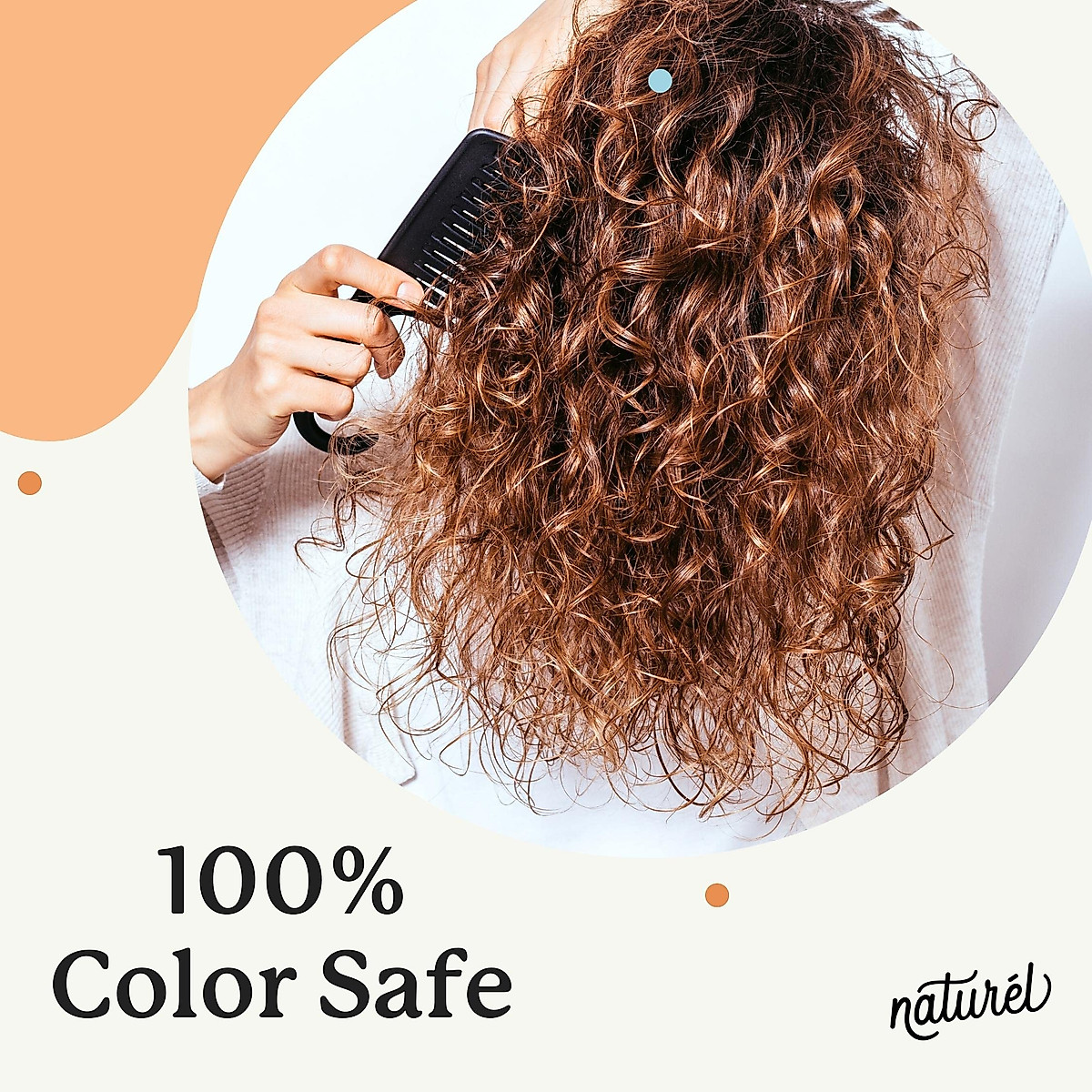 Naturel Relax Moisturizing Shampoo and Conditioner Set with Argan Oil and Colloidal Oatmeal for Curly, Wavy, Dry, or Frizzy Hair - Vegan, Made in USA