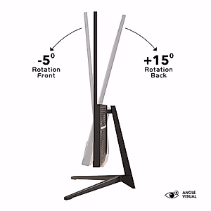 SPEKZ 24 Inch Computer Monitor, FHD PC Monitors 1920 x 1080p IPS Display 75Hz, HDMI, VGA, 5ms Response Time, 75 x 75 mm Mountable, Frameless (EM-024)