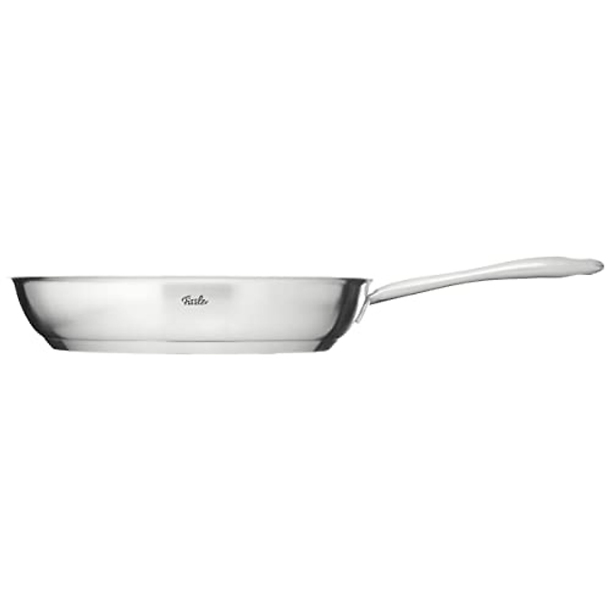 Fissler 081-353-28-100 Frying Pan, 11.0 inches (28 cm), Gas Stove/Induction Compatible, Oven Safe, All Stainless Steel, Silver