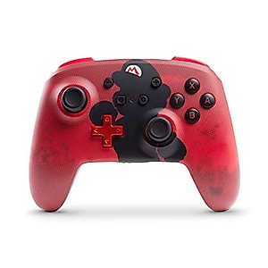 PowerA Enhanced Wireless Controller for Nintendo Switch - Mario Silhouette