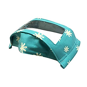 Floral Pattern Face Coverings with Clear Window Visible Expression for The Deaf And Hard Of Hearing, for Adult(B-1PC)