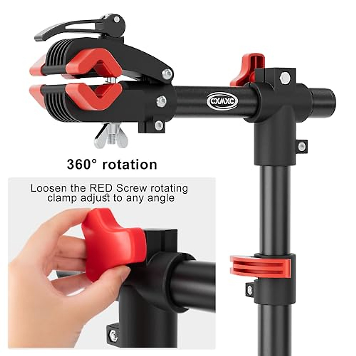 CXWXC Bike Repair Stand - Bench Mount Bike Maintenance Stand Rack - E bike Workstands Shop Home Mechanics for Mountain Bike and Road Bike