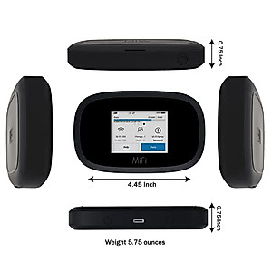 EVDO-LINK Bundle for Inseego Global Hotspot WiFi Device - 4G LTE MiFi 8000 | Global 4G LTE Mobile Portable WiFi with Case, Screen Protector and Extra Battery Compatible with AT&T, T-Mobile, Verizon