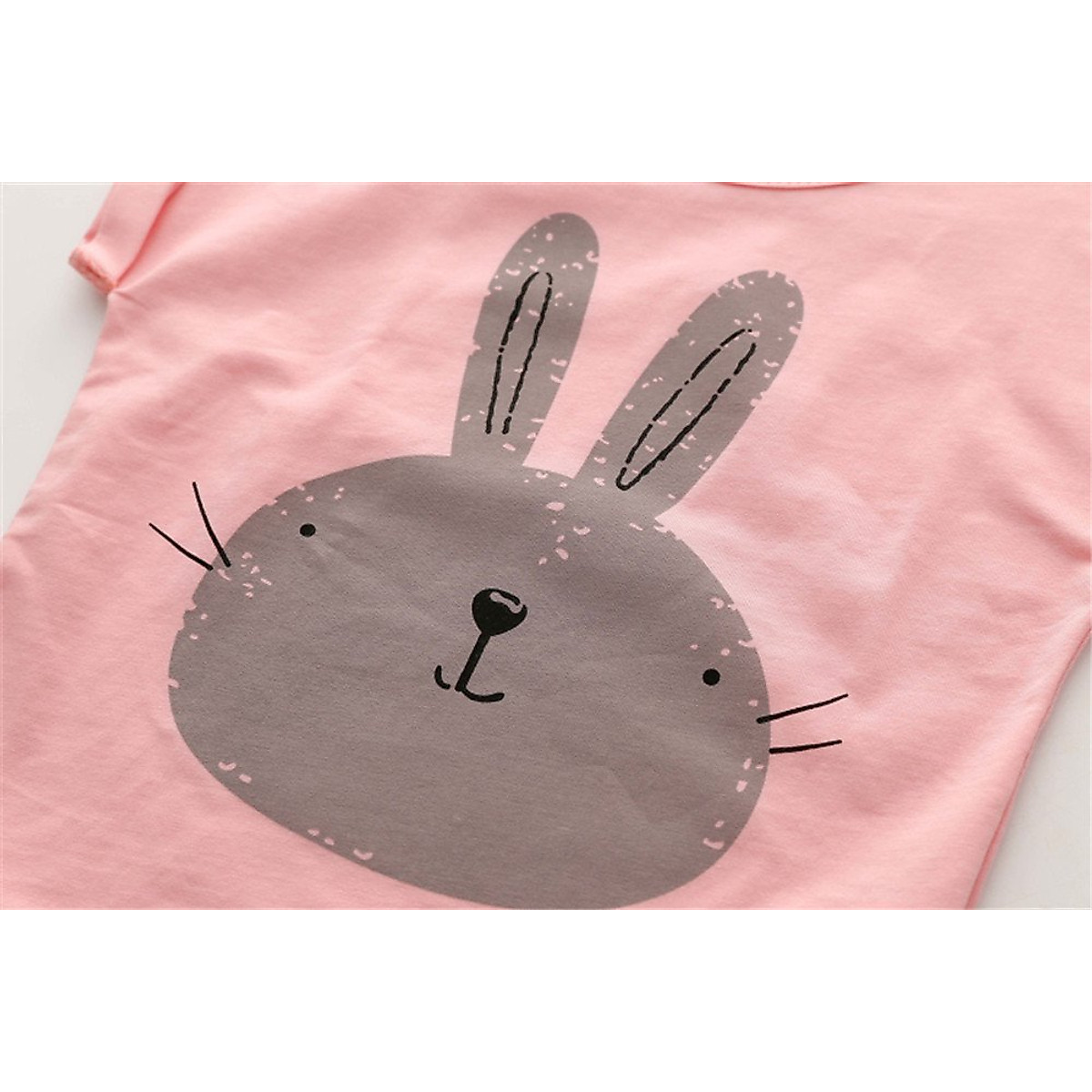 Mud Kingdom Cute Girls Outfits Boutique Bunny Summer Pink Size 7-8