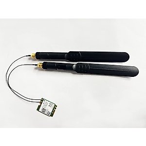 WayPonDEV Dual Band Wireless-AC 8265 Network Card NIC Module M.2 Form Factor for N-VI-Dia Jetson Nano Supports 2.4GHz/5GHz Dual Band WiFi and Bluetooth 4.2