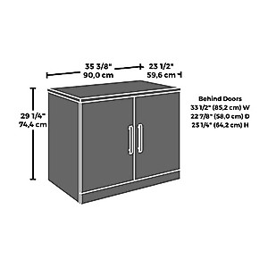 OFFICE WORKS BY SAUDER Affirm Commercial Storage Cabinet, L: 35.43" x W: 23.47" x H: 29.29", Hudson Elm Finish