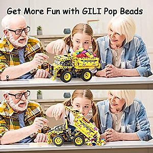 GILI STEM Building Toy for Boys 8-12 - Dump Truck or Airplane 2 in 1 Construction Engineering Kit (361pcs) Best Gift for Kids Age 6 7 8 9 10 11 12+ Years Old