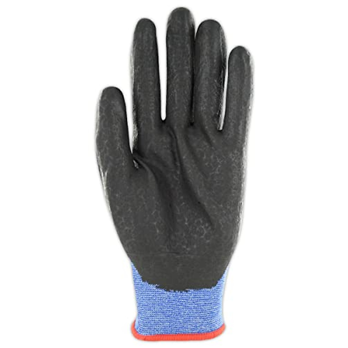 MAGID ANSI A5 D-ROC AeroDex 18-Gauge Work Gloves, 12 Pairs, Foam Nitrile Coated, Size 9/Large, Blue
