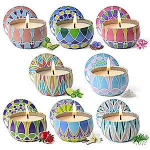 LA BELLEFÉE Scented Candles Gifts Set 8 Pack, Candles for Home Scented Soy Wax Candles Gifts for Women Wife, Aromatherapy Candle Set for Mothers Day, Birthday, Valentines Day Gifts Decoration