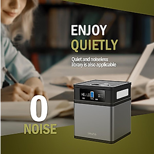 138.3Wh Portable Power Station Power Bank Compatible with AC outlet(Sold Separately),Solar Generator Camping Laptop Portable Charger with DC(120W Peak)/LED Flashlight for Home,Outdoor,Emergency