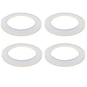 Spa Hot Tub Pump Heater Union Gasket/O Ring - 2.2'' ID 3'' OD'' Flat Gasket Works on Variety of Spas (4)
