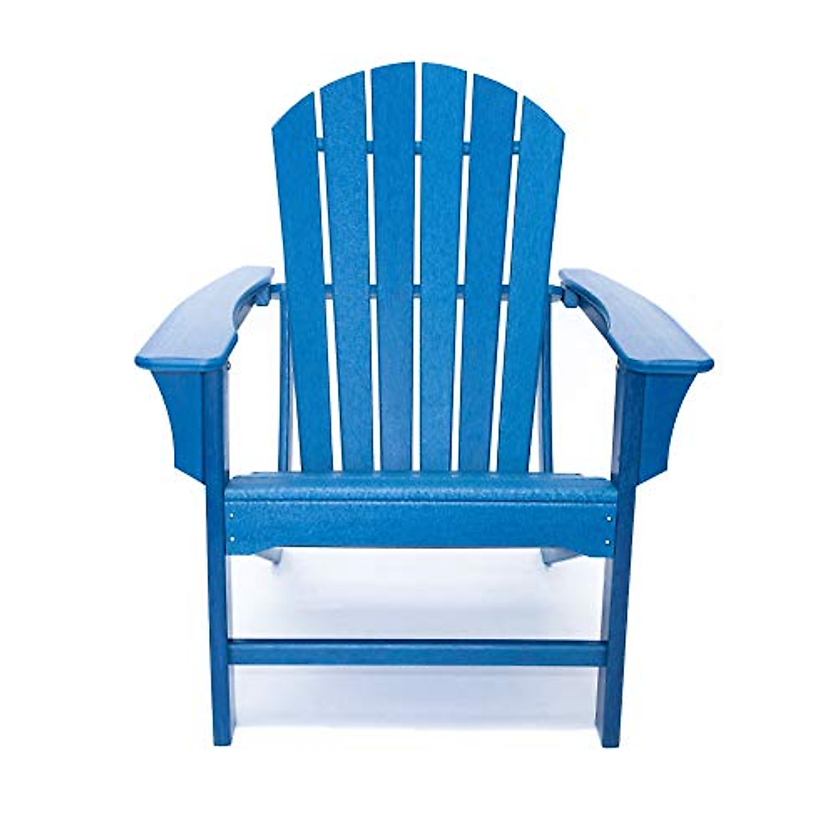 LuXeo LUX-1518-NAVY(2 Pack) Hampton Adirondack Chair, 2-Pack, Water-Resistant, Plastic, Navy