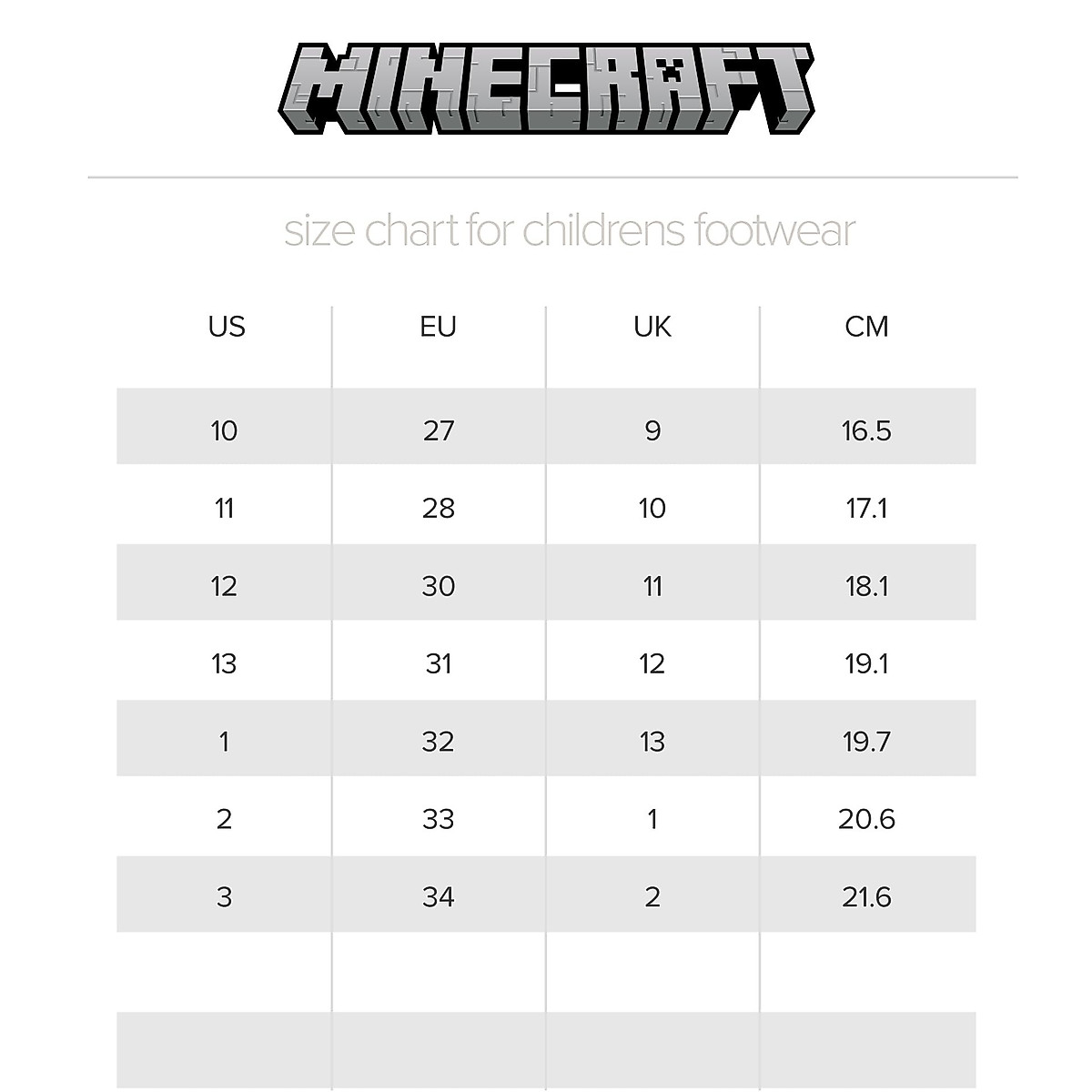 Minecraft Boys' Slip-On Shoes for Big Kids, Sport Skate Shoe Casual, Green, Size 1