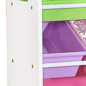 HOMESMITHS White Toy Storage Organizer for Kids, Set of 12 Pastel Bins | Perfect for Home, Play Schools and Kindergarten
