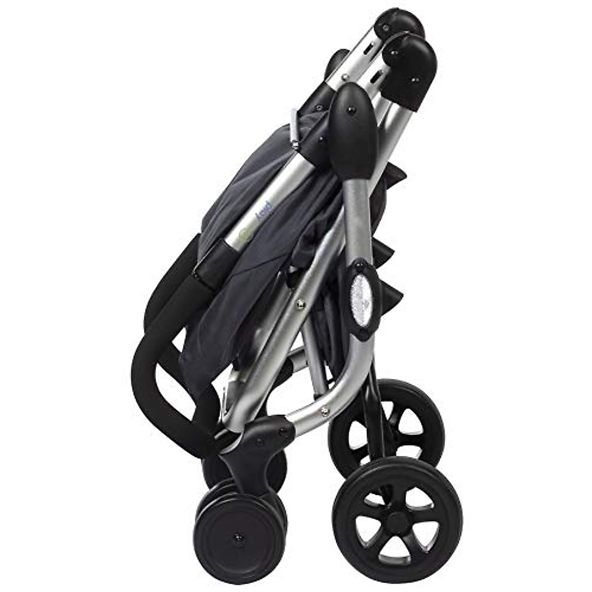 Playmarket Playcare Folding Shopping Cart with Swivel Wheels, Navy
