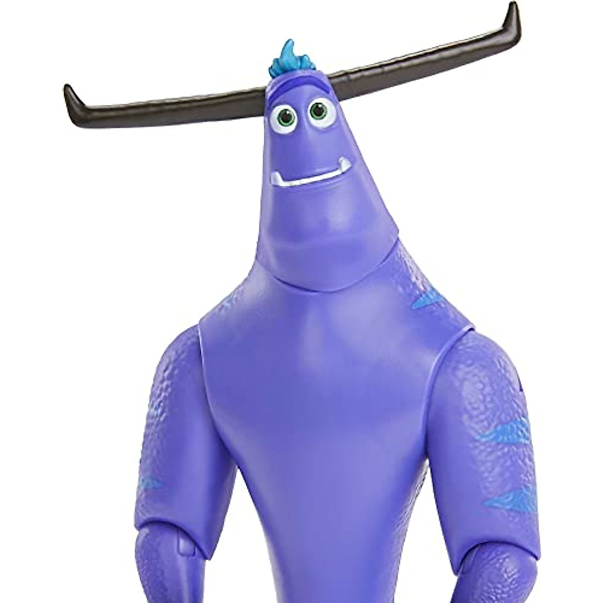 Mattel Monsters at Work Tylor Tuskmon Action Figure, Collectible Disney Plus Character Toy, 7.9-in Tall Highly Posable with Authentic Detail, Kids Ages 3 Years & Older