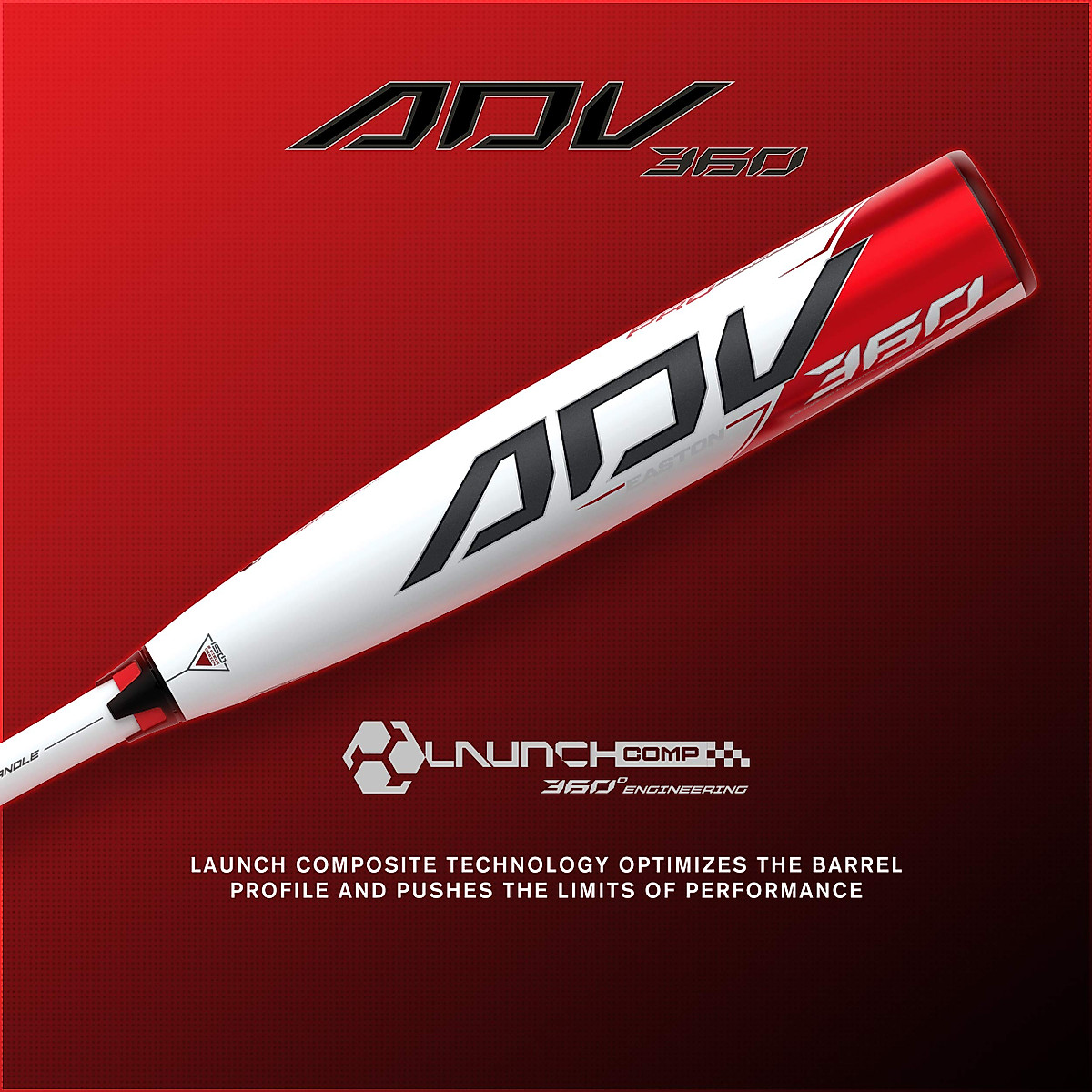 EASTON ADV 360 -10 USSSA Baseball Bat, 2 3/4 Barrel, 30/20, SL20ADV10