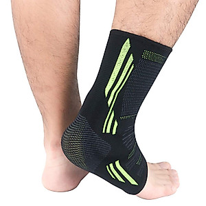 EXCEART 1PC Silicone Ankle Brace Plantar Socks Elastic Tube Socks Ankle Protection Sleeve Sports Ankle Brace Ankle Socks Ankle Warmers stabilizer Arch of Foot Man Support Package