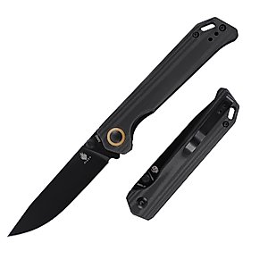 Kizer Begleiter 2 Pocket Folding Knife Black Micarta Handle, 154CM Blade EDC Knife V4458.2bc2