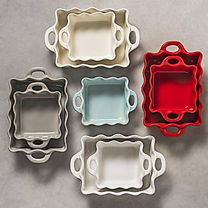 Casafina, Cook & Host collection, Stoneware Serveware, Rectangular tray, white, 17''