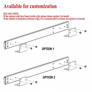 OCG 2 Tier Under Sink Pull Out Organizer (11" W x 18" D x 15.8" H), Under Sink Organizers and Storage for Kitchen Bathroom Cabinet, Chrome Finish