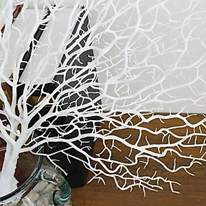 Simulation Coral Branch Artificial Sea Tree Peacock Tree Plastic Sea Trunk Branch Decorative Accessories for Fish Tank Aquarium Wedding Home(Brown)