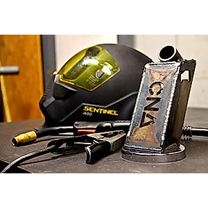 MIG Gun Holder – Weld it Yourself DIY kit Wire Feed Torch Holster – Fun Welding Project that Becomes a Useful Shop Tool – Made in USA – Comes with Disk Magnet & Hardware