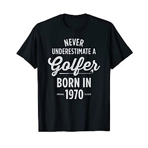 53 Year Old Golfer: Golfing Golf 1970 53rd Birthday T-Shirt