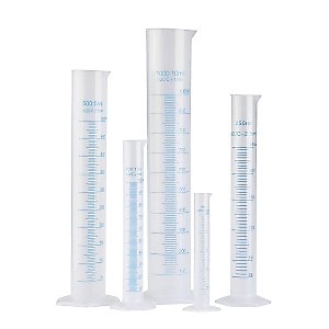 Glass Measuring Cup 5Pack Measuring Cylinder Graduated Cylinder 100ml 2 500ml 1000ml for Science Projects, Pour Spout Measuring Cup