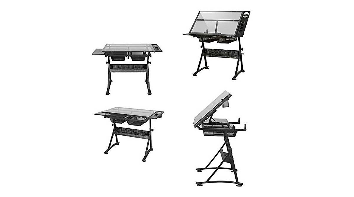 Height Adjustable Drafting Desk for Artists and Creatives