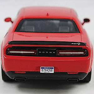 2018 Dodge Challenger SRT Hellcat Widebody Red 1/24 Diecast Model Car by Motormax 79350R