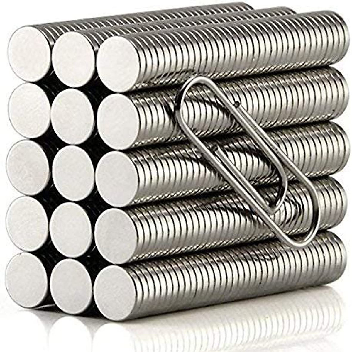 ZHYF 80PCS 8x1mm Round Magnet for Refrigerator Magnets, Offices, Artwork, Craft Whiteboards, Maps, Multi-functional Durable Small magnets