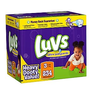 Luvs With Ultra Leakguards Size 3 Diapers 204 Count