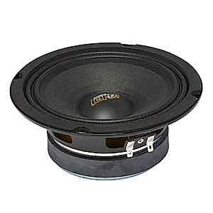 Audio Legion ME6 6.5" 200 Watt Midrange Speakers - High Clarity and Maximum Output Loudspeakers - Durable Steel Pro Audio Speaker with Wide Frequency Range - Car Speakers - Pair