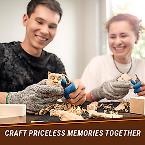 BeaverCraft BW10 Basswood Carving Blocks Set - Basswood for Wood Carving - Wood Blocks - Whittling Wood Carving Wood Blocks for Carving