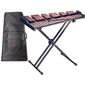 Stagg XYLO-SET 37 37-Key Xylophone with Mallets and Stand, wooden/black, -inch