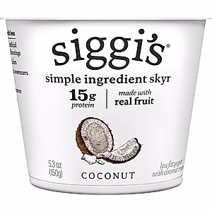 siggi's® 2% Icelandic Strained Lowfat Yogurt, Coconut, 5.3 oz., Single Serve Cup
