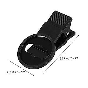 Hemobllo 4 Pcs Phone Lens Clip Fotos Camera Filter Camera Lenses Fish Eyes Lens Cell Phone Camera Lens Kit Fisheye Lens for Phone Universal Phone Photo Lens Clips Phone Lens Clips Kit Phone