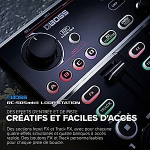 BOSS RC-505MKII Loop Station – The Industry Standard Tabletop Looper, Updated and Enhanced. Class-leading sound quality. Five simultaneous stereo phrase tracks. Input FX and Track FX sections.