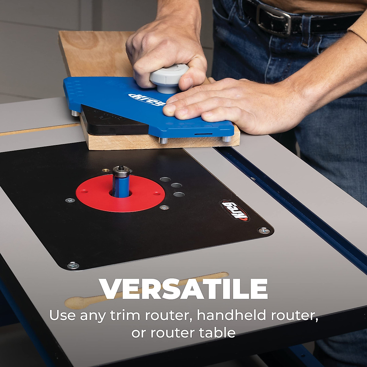 Kreg PRS1000 Corner Routing Guide Set - Corner Routing Guide - Use with Any Trim Router, Handheld Router, or Router Table - Router Woodworking Tool