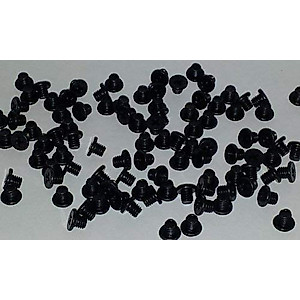 RapidSparesLtd 500 M3X3MM Black ZINC Wafer Head Machine Screws Bulk Buy Screw Pack HDD Hard Drive Screws