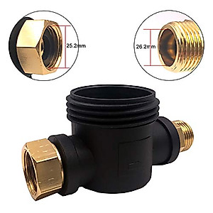 HuaYao 2Pack Sediment Filter Attachment for Garden Hoses and Pressure Washers 3/4" 100 Mesh Screen