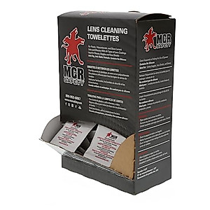 MCR Safety LCT Anti-Fog Anti-Static Lens Cleaning Towelette - 100 Wipes