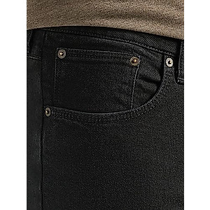 Wrangler Men's Free-to-Stretch Regular Fit Jean, Black, 40W x 32L