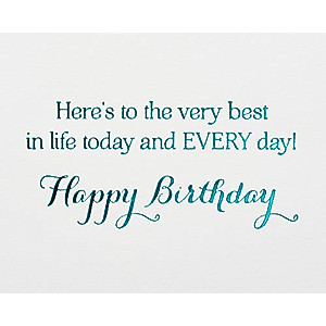 Papyrus Birthday Card (Very Best In Life)