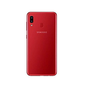 Samsung Galaxy A20 SM-A205GDS 32GB, Dual Sim, 6.4" Infinity-V Display, Dual Rear Camera, 3GB RAM, GSM Unlocked International Model, No Warranty (Red)