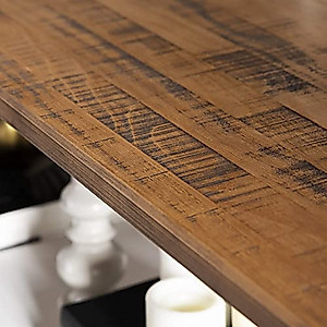 Walker Edison 2 Tier Modern Farmhouse Wood Bookcase Bookshelf Storage Home Office Storage Cabinet, 52 Inch, White